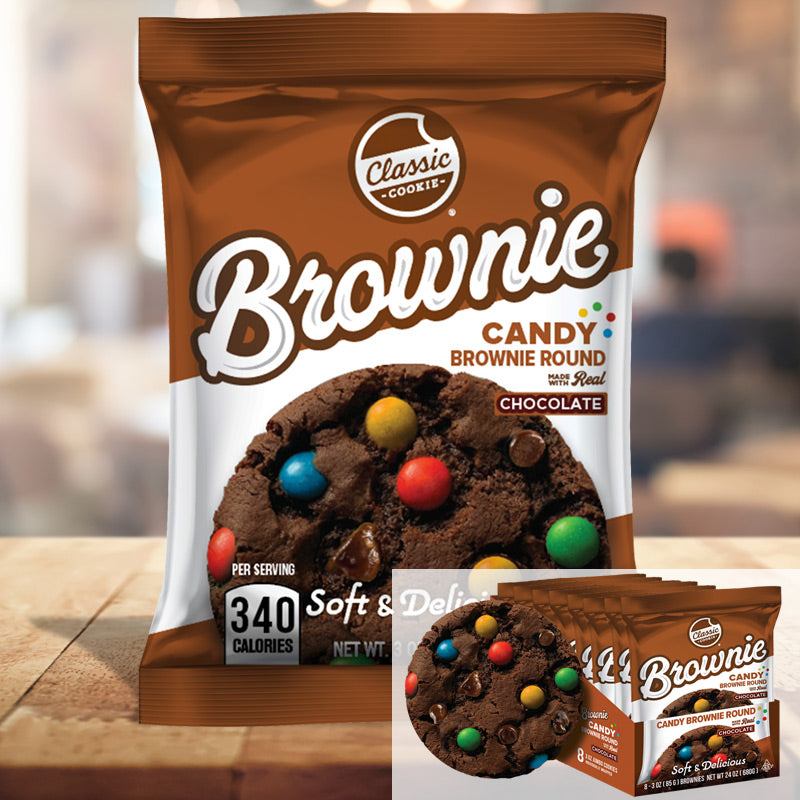 Candy Brownie (Soft Baked 8 Jumbo 3oz Cookies) – IRaiseMore.com