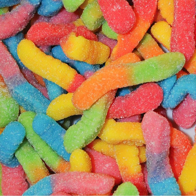 Neon Sour Gummi Worms – IRaiseMore.com